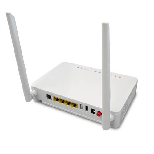 ONT ONU Terminal Fiber Optical Modem Router 4 Gigabit RJ45 Ports 2.4G ...