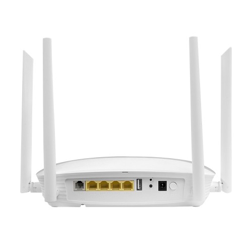 Best XPon fiber opitc modem and router 4 Ports 4GE LAN USB VoIP AX3000 ...